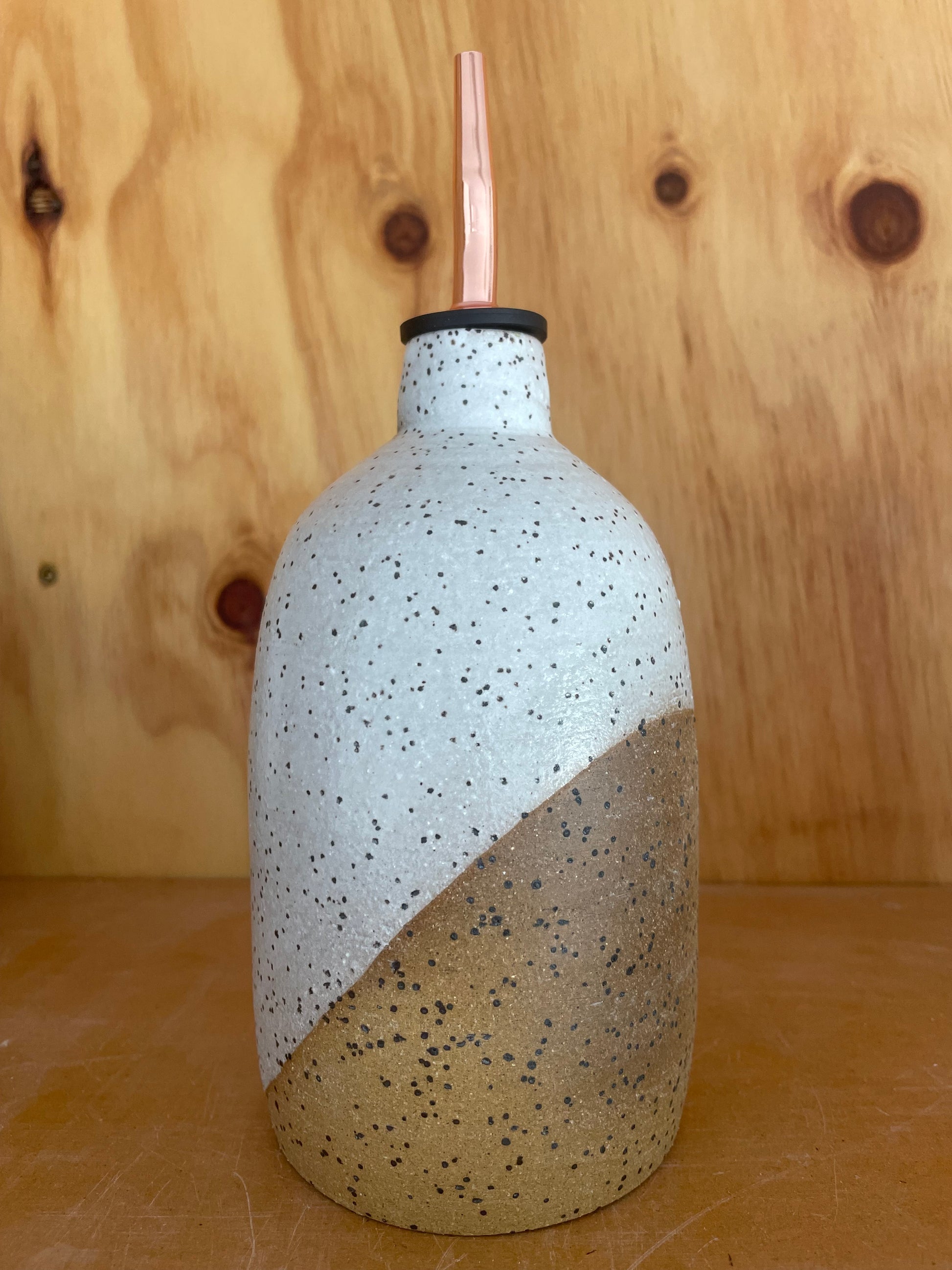 Unique Handmade Ceramic Oil Pourer | Potters Corner NZ
